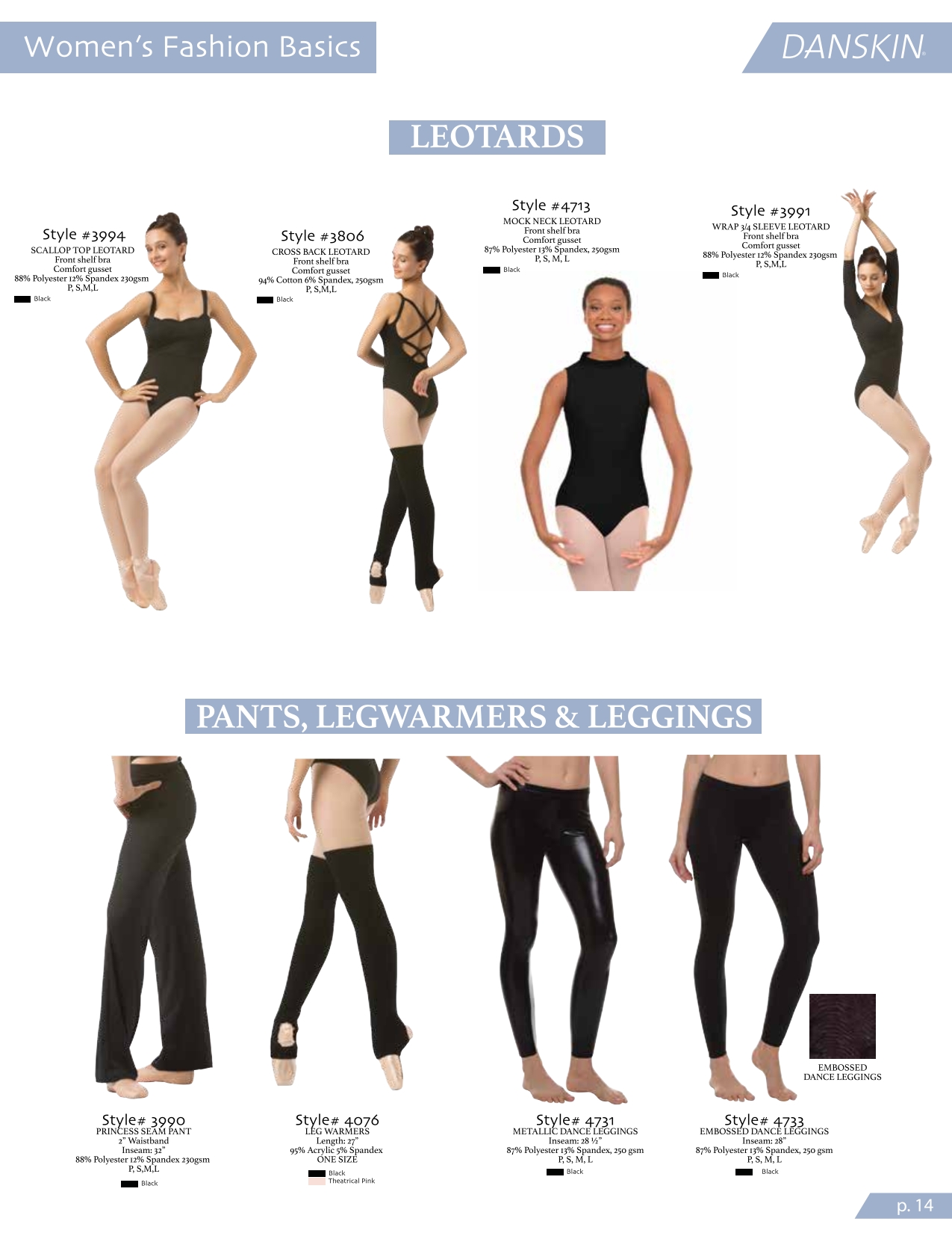 Danskin Danskin-basic-2016-17 Basic 2016 | Pantyhose Library